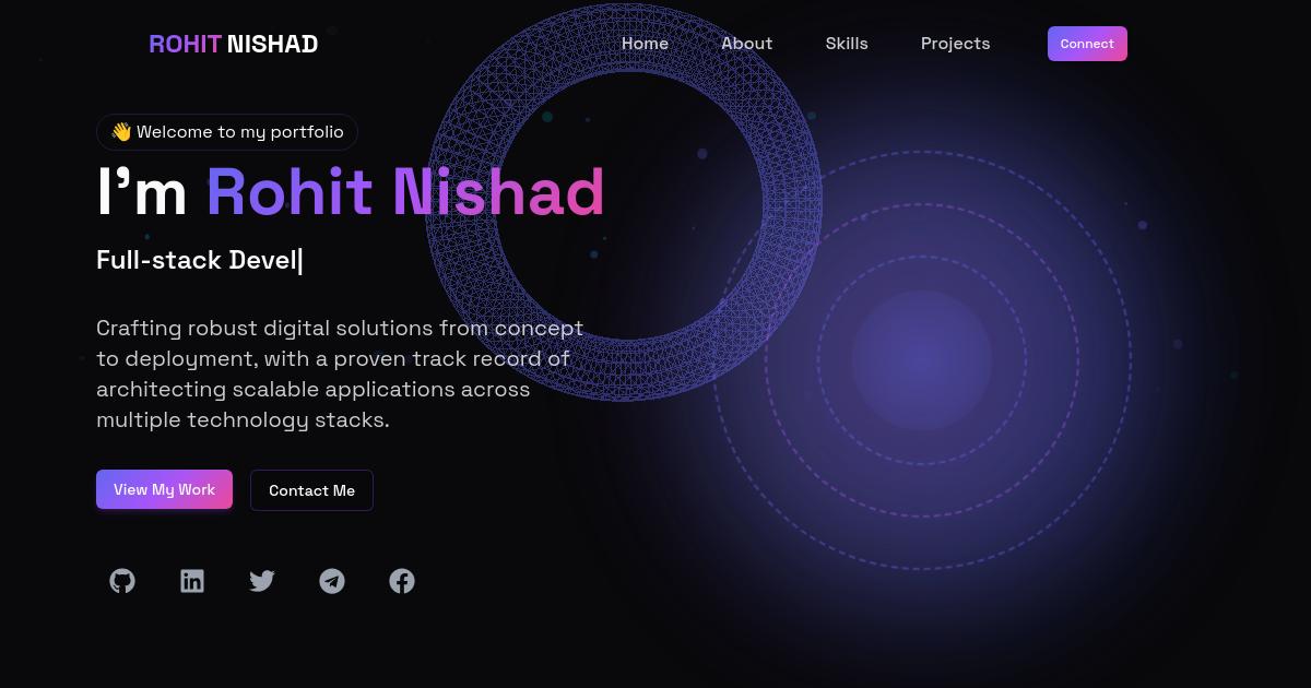 Rohit Nishad | Full-stack Developer & Blockchain Expert